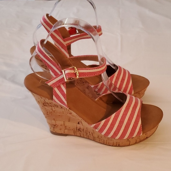 Yoki | Shoes | Yoki Womens Cork Wedge Platform Sandal | Poshmark